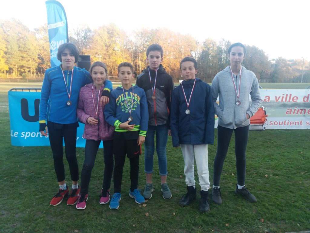 PODIUMS DE NOS BENJAMIN(E)S au CROSS DEPARTEMENTAL UNSS – ASSOCIATION ...